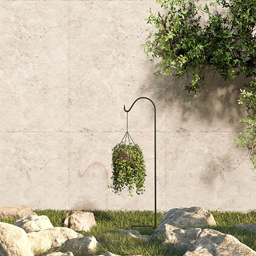 48 in. Black Steel Traditional Shepherd Hook - Peak Products (USA)