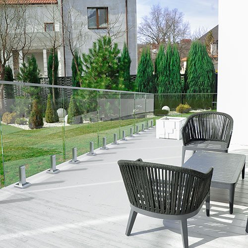 12mm Tempered Railing Glass Panels - Peak Products (USA)
