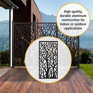 Woodland Aluminum Decorative Screen - Peak Products (USA)