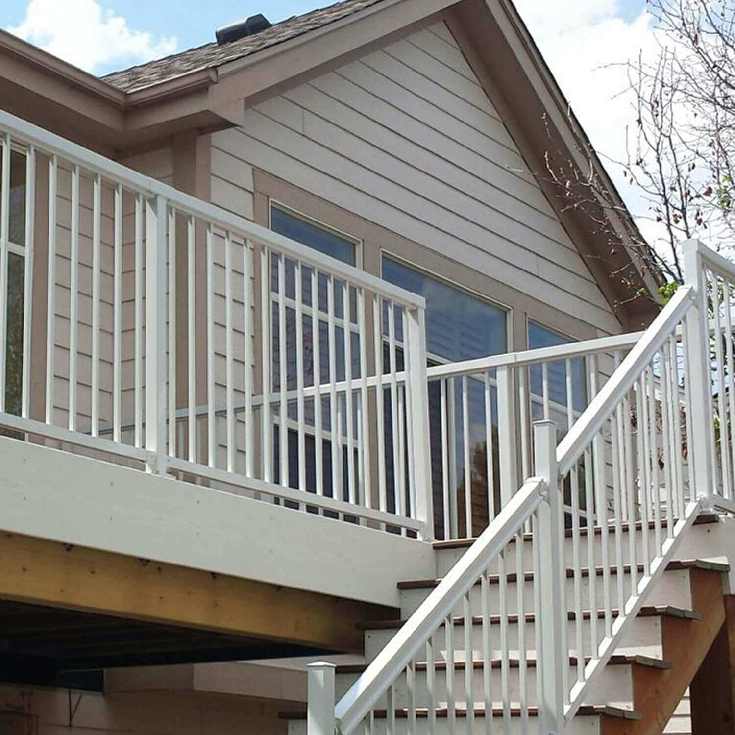 36-inch Peak Aluminum Railing | Exclusively at The Home Depot