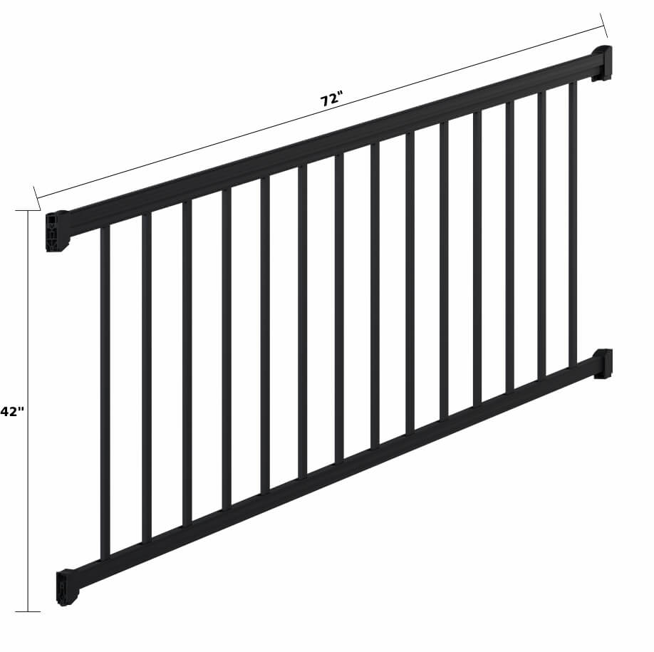 Pre-Assembled Stair Railing Panel - Peak Products (USA)